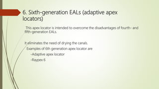 ELECTRONIC APEX LOCATOR (EAL) | PPTX