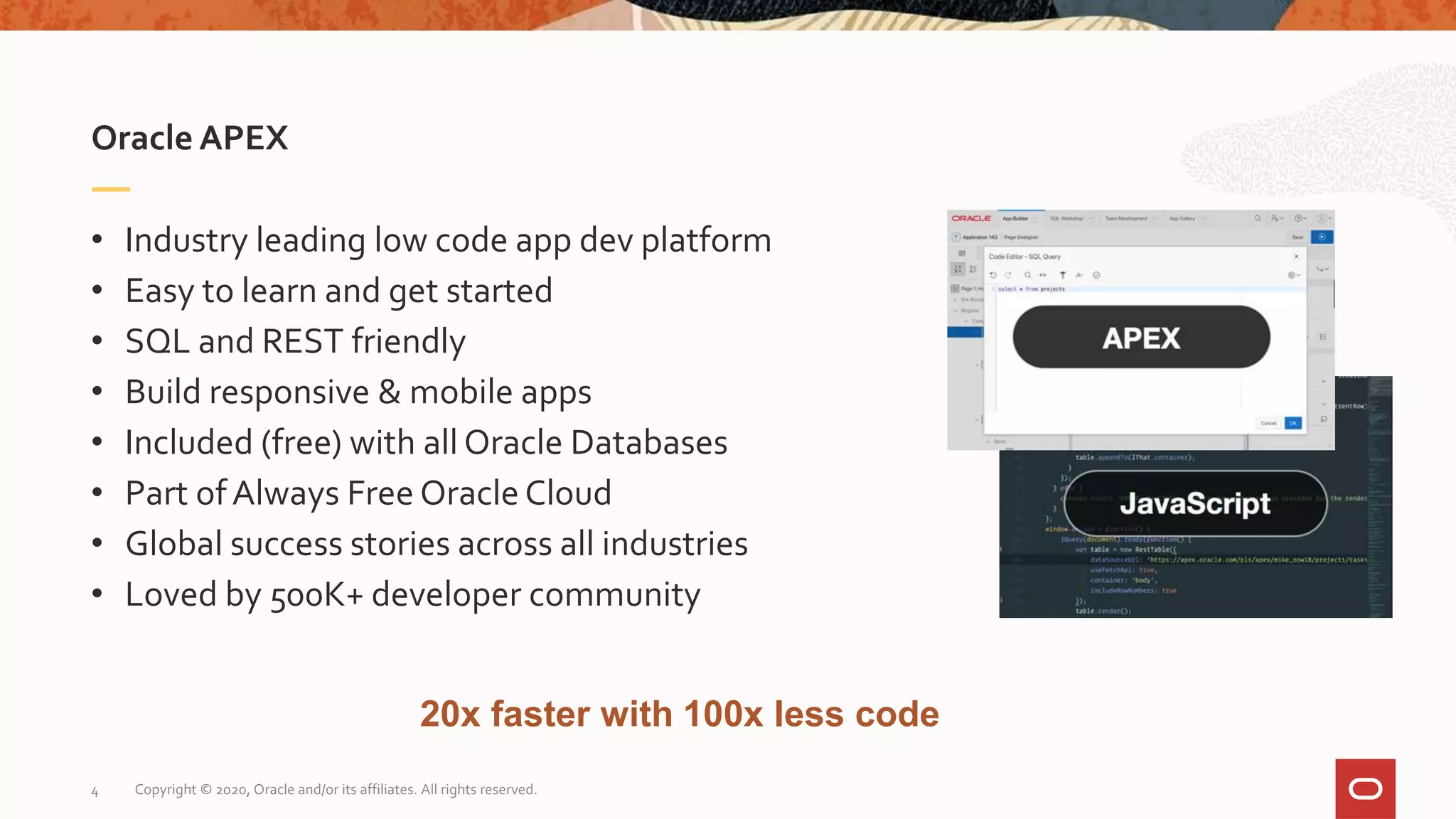 Oracle APEX, Low Code for Data Driving Apps | PPT Oracle APEX, Low Code for Data Driving Apps | PPT