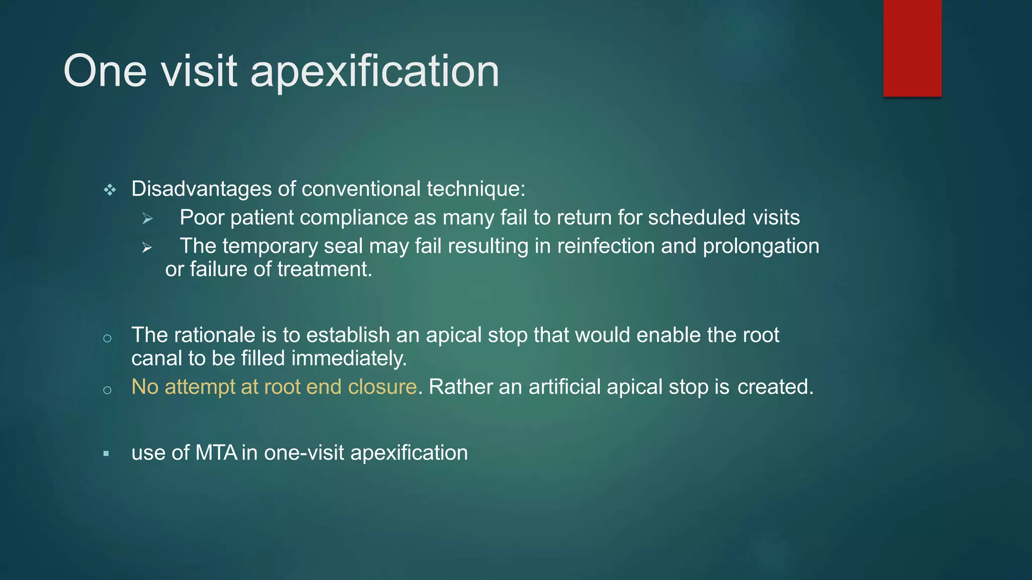 APEXOGENESIS AND APEXIFICATION.pptx
