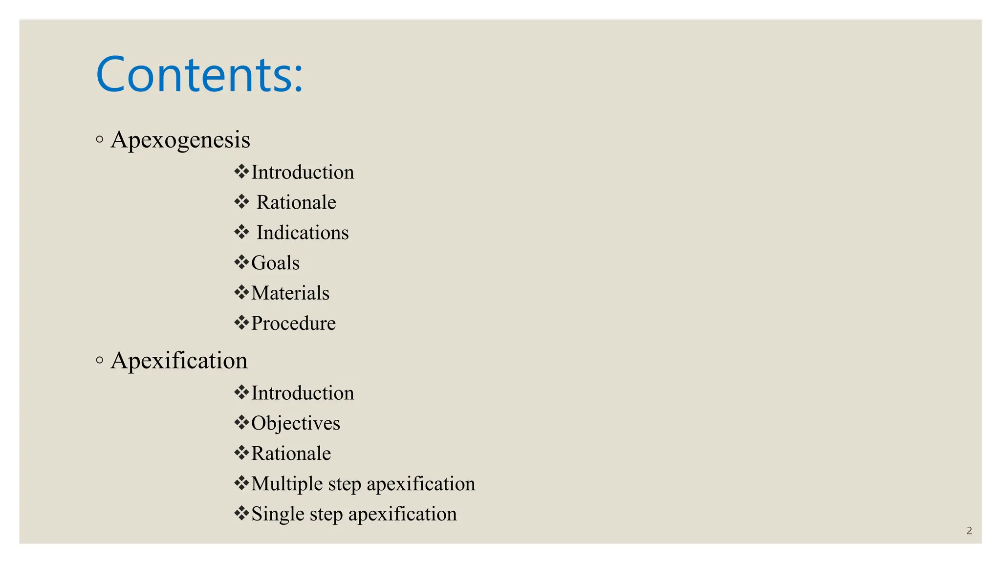 Apexogenesis and apexification.pptx endodontics final year | PPTX