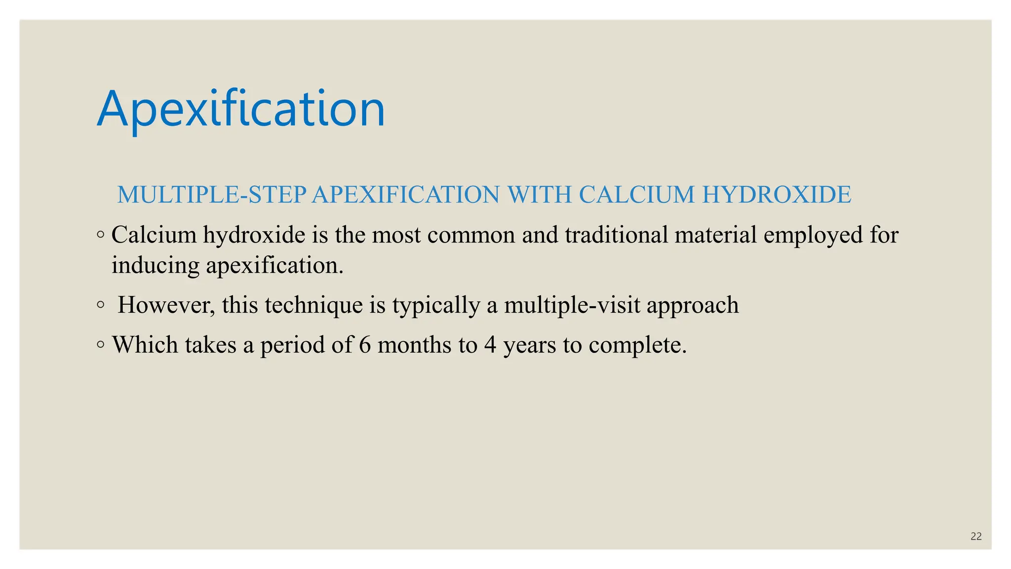 Apexogenesis and apexification.pptx endodontics final year | PPTX