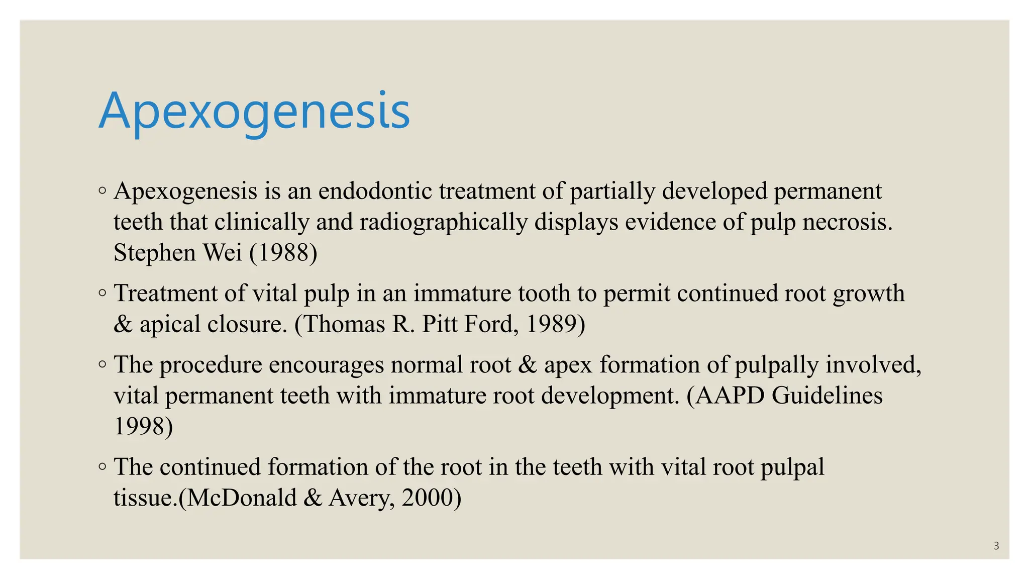 Apexogenesis and apexification.pptx endodontics final year | PPTX