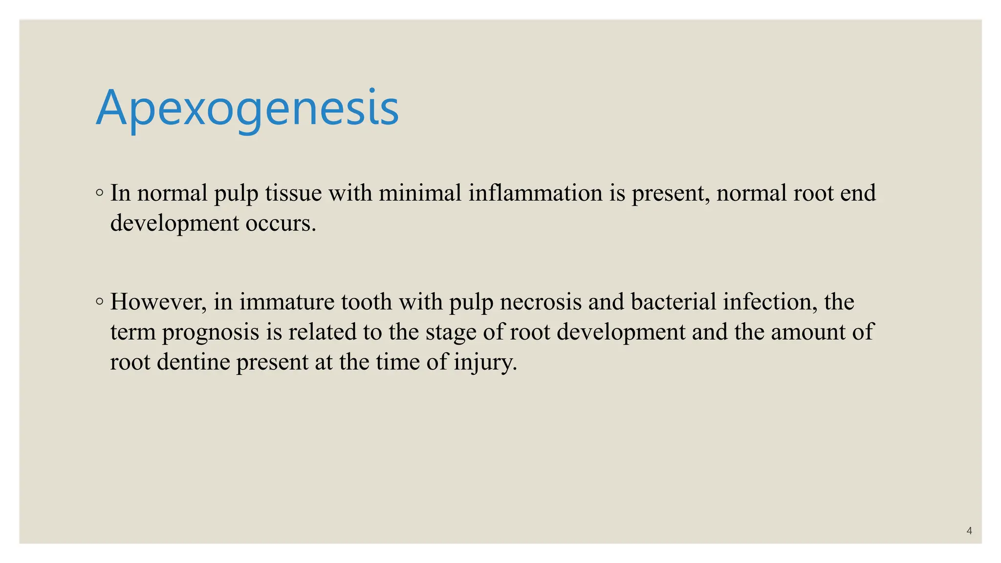 Apexogenesis and apexification.pptx endodontics final year | PPTX
