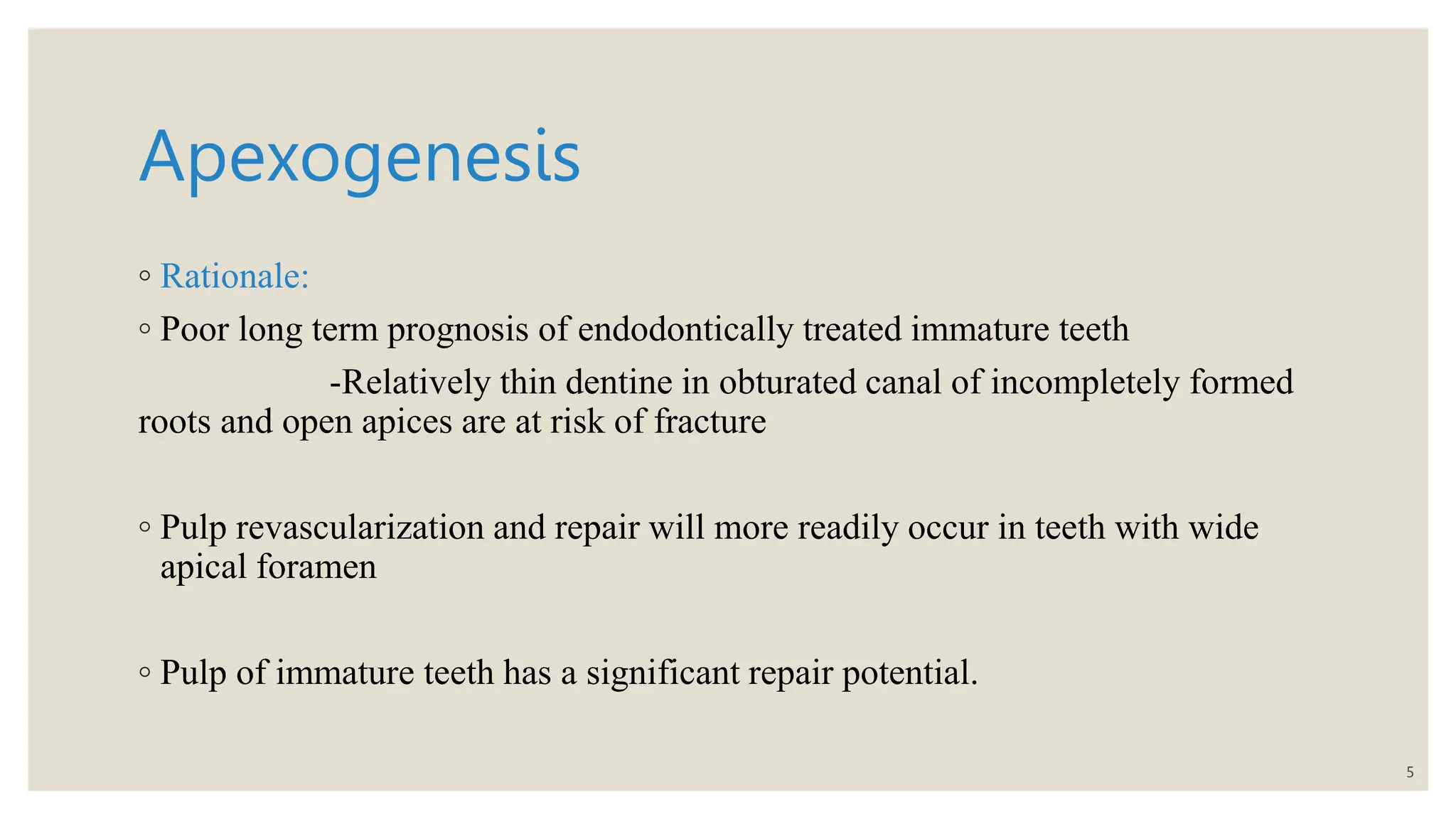 Apexogenesis and apexification.pptx endodontics final year | PPTX