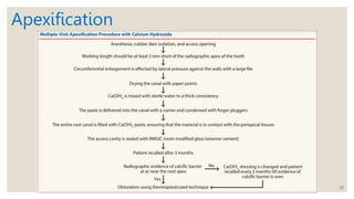 Apexogenesis and apexification.pptx endodontics final year | PPTX