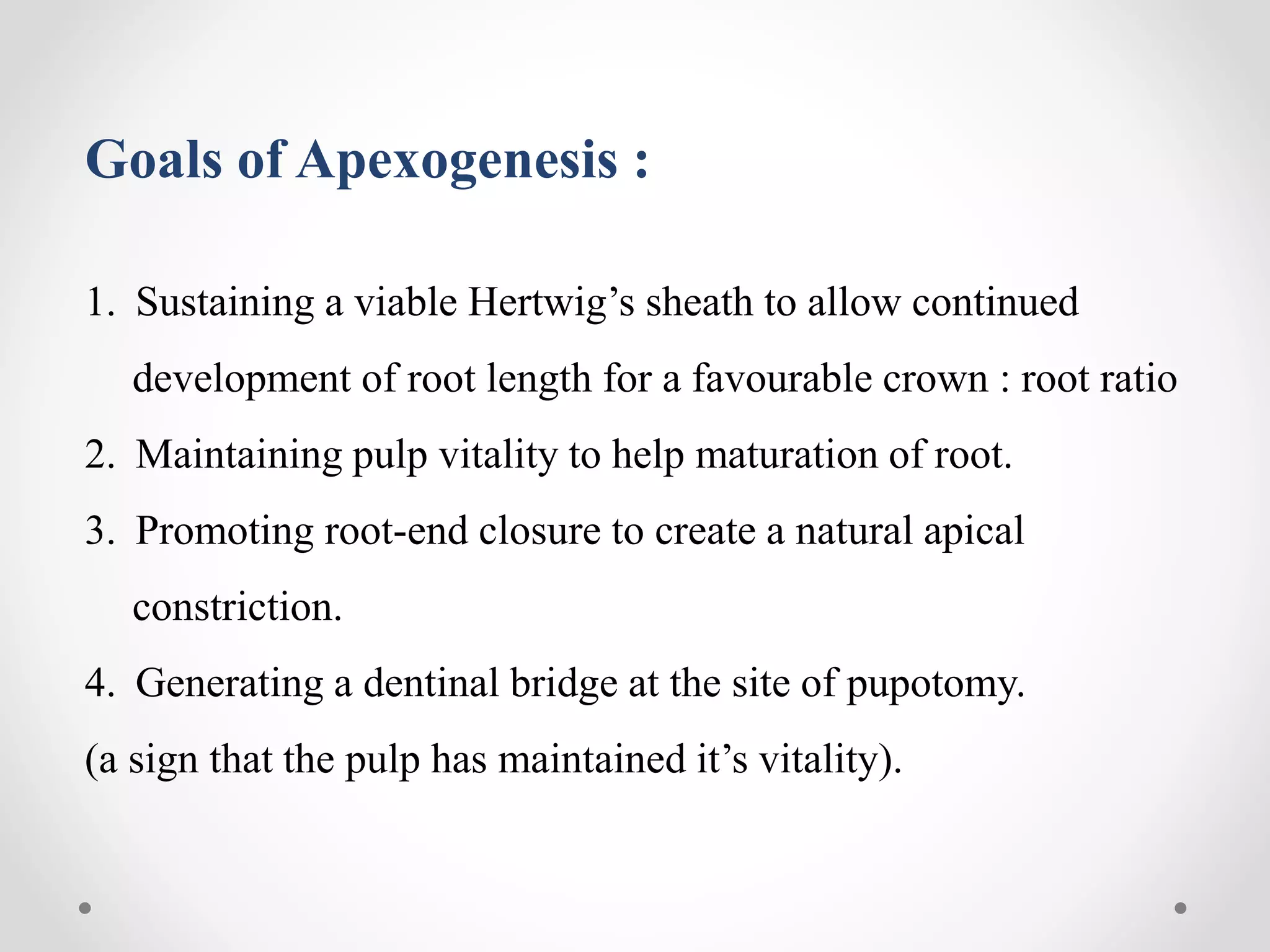 Apexogenesis & apexification in pediatric dentistry | PPTX