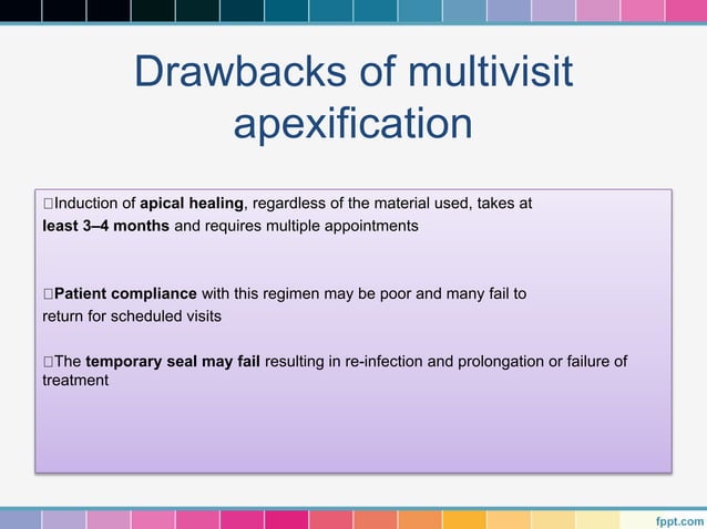 Apexogenesis & apexification | PPTX | Dental Health | Diseases and ...