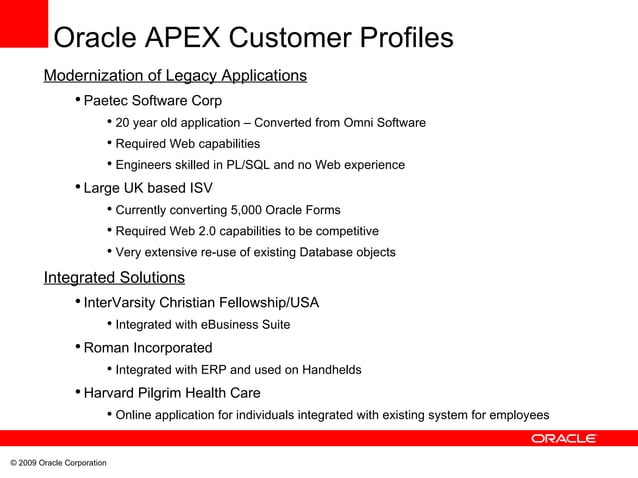 Oracle Application Express | PPT