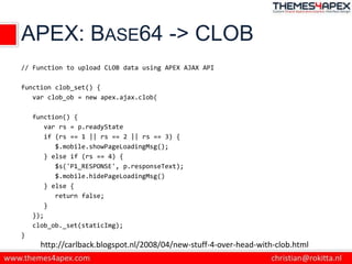 Oracle APEX & PhoneGap | PPT