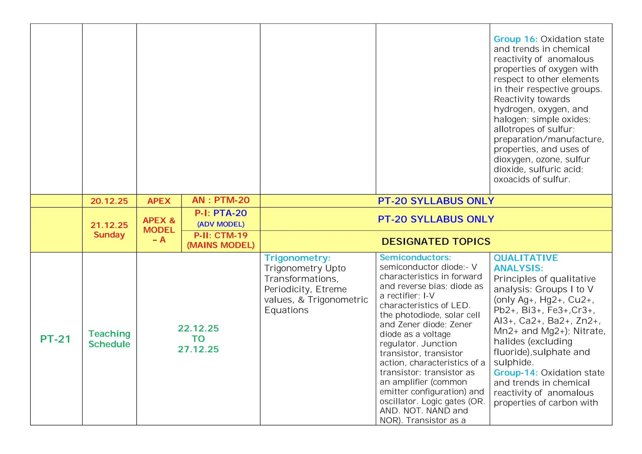 APEX PROGRAMME _ JEE MAIN _ REVISION SCHEDULE_2025-26 (11 07 2025) 6 PM.pdf