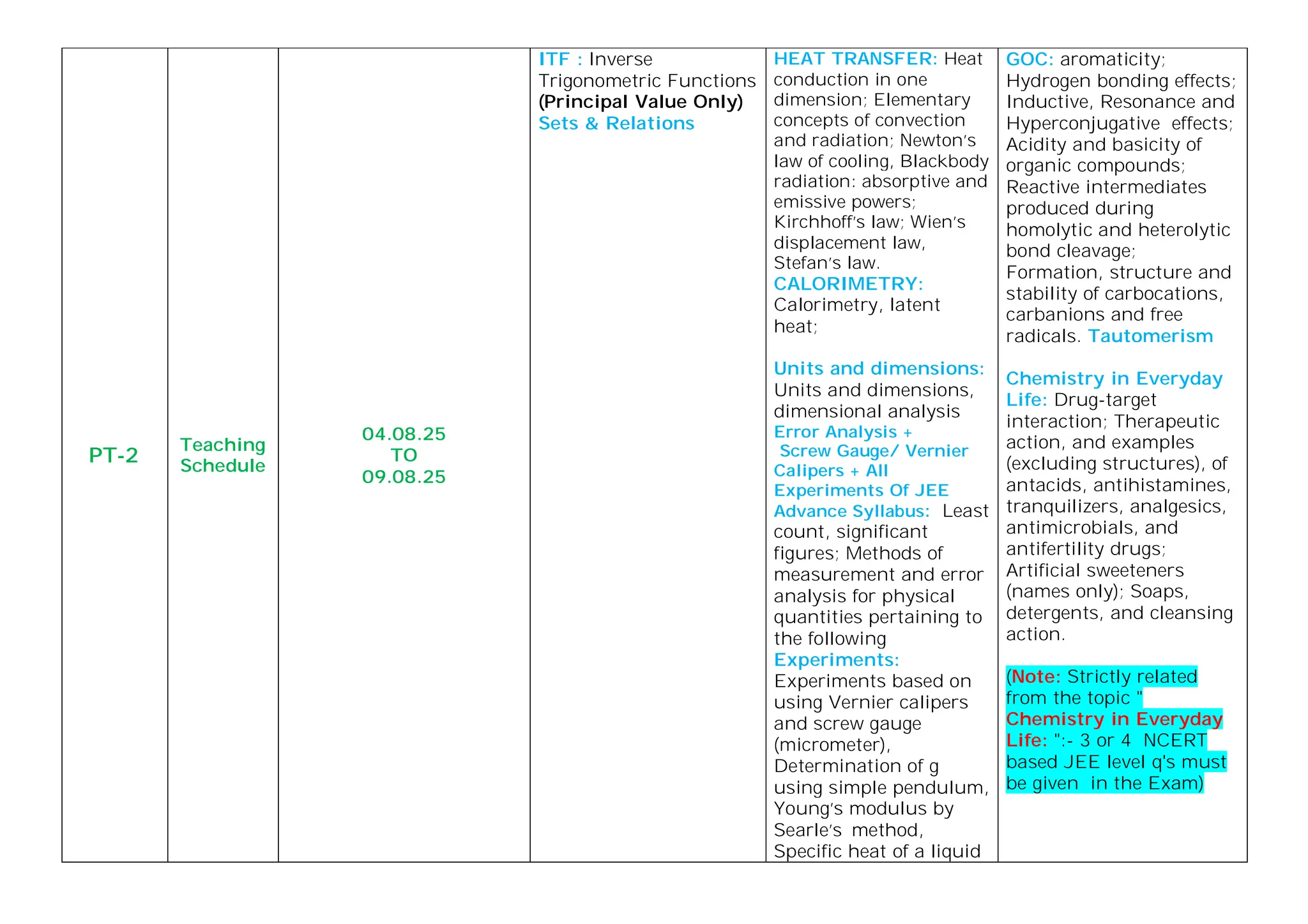 APEX PROGRAMME _ JEE MAIN _ REVISION SCHEDULE_2025-26 (11 07 2025) 6 PM.pdf