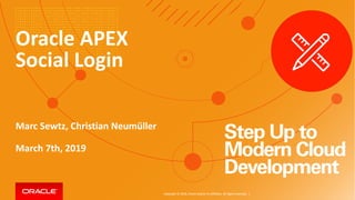 Oracle APEX Social Login | PDF