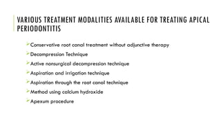 Apexum procedure in endodontics.pptx babe | PPTX