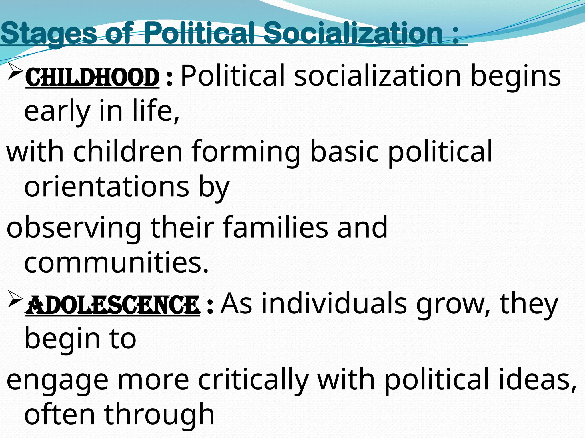 PPT on the topic Political sociallization.pptx