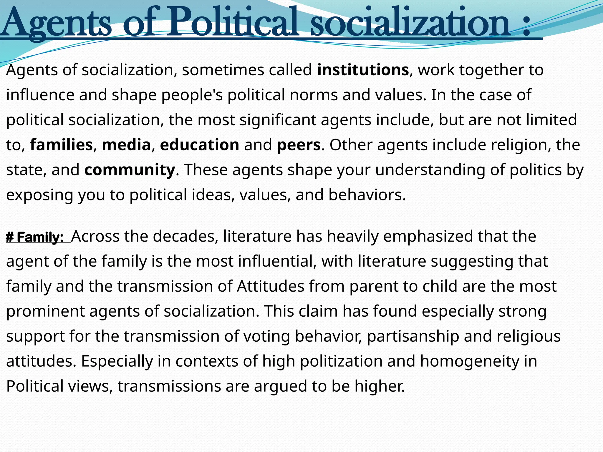 PPT on the topic Political sociallization.pptx