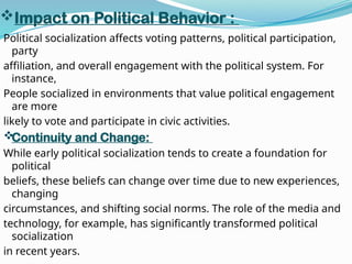 PPT on the topic Political sociallization.pptx