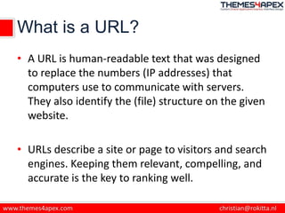 Oracle APEX URLs Untangled & SEOptimized | PPTX