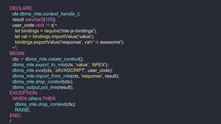 It's Time to Get Ready for the Power of PL/SQL and JavaScript Combined | PPT