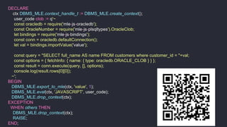 It's Time to Get Ready for the Power of PL/SQL and JavaScript Combined | PPT
