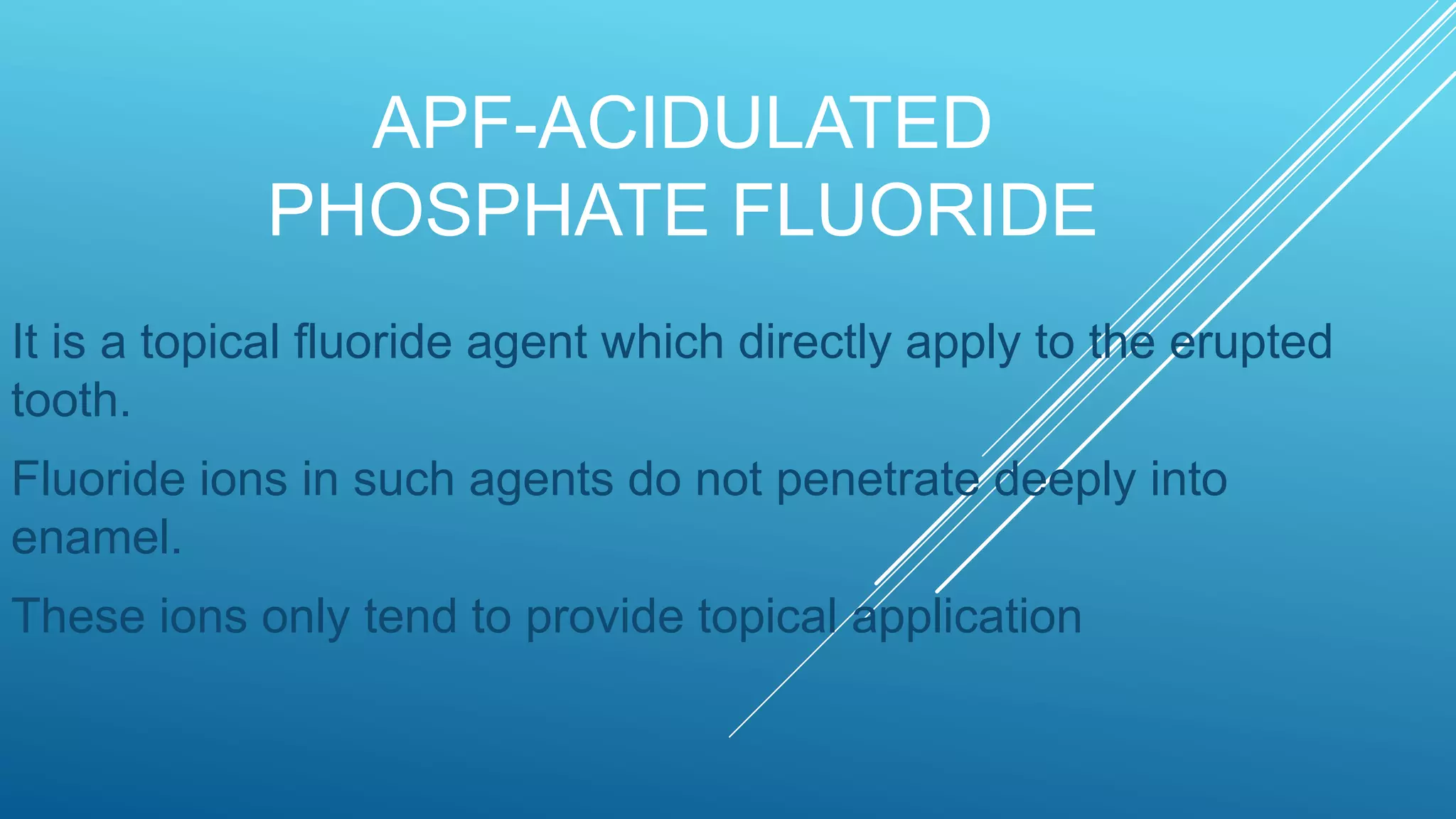 Apf acidulated phosphate fluoride | PPT