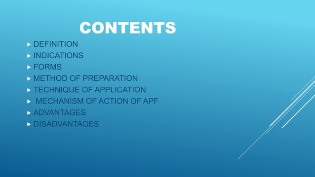 Apf acidulated phosphate fluoride | PPT