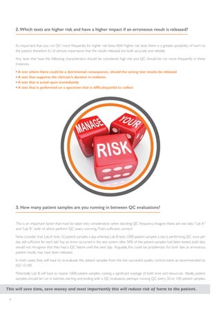 How often is Right for Laboratory Quality Control? | PDF