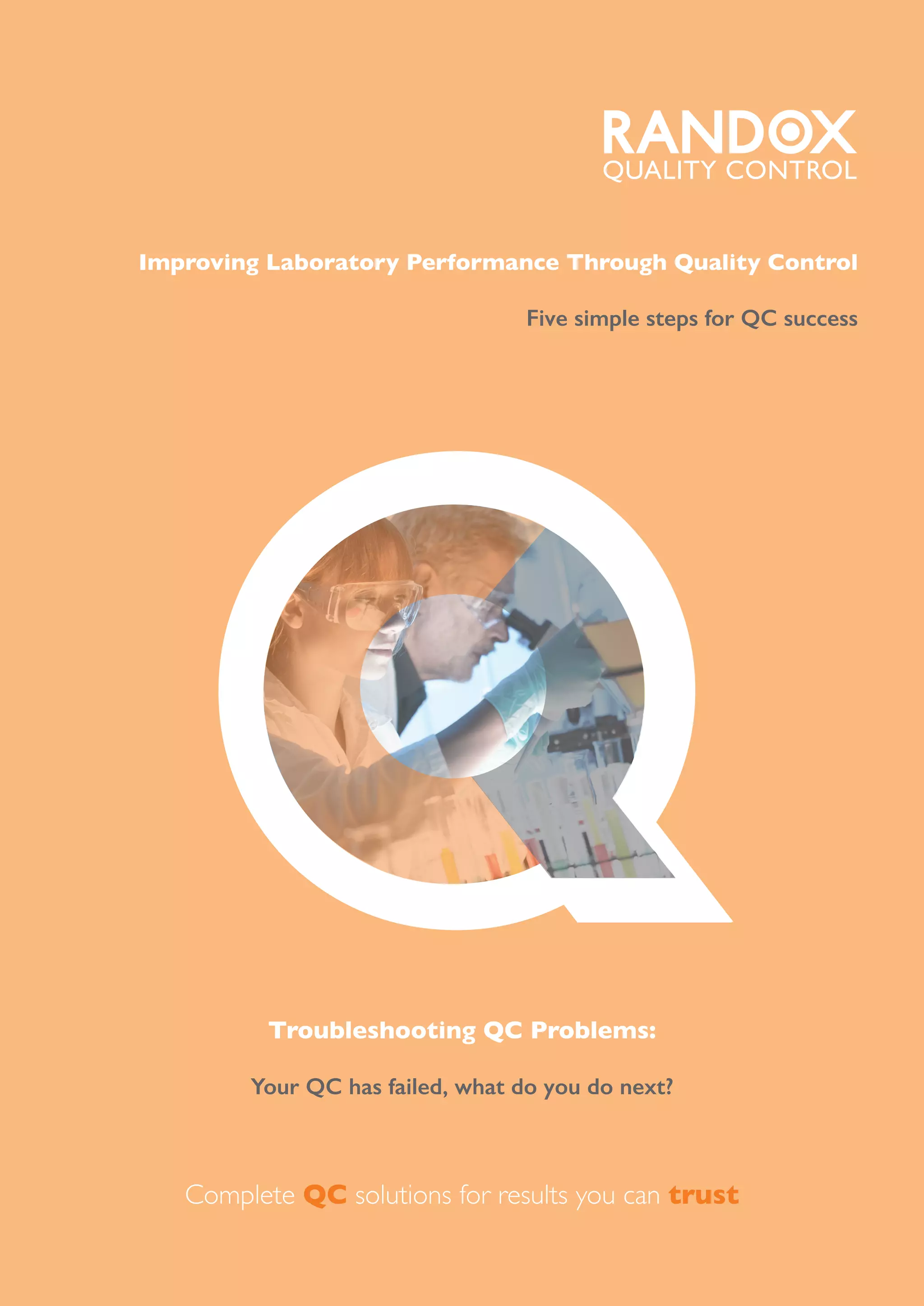 Troubleshooting QC Problems: Your QC has failed, what do you do next? | PDF