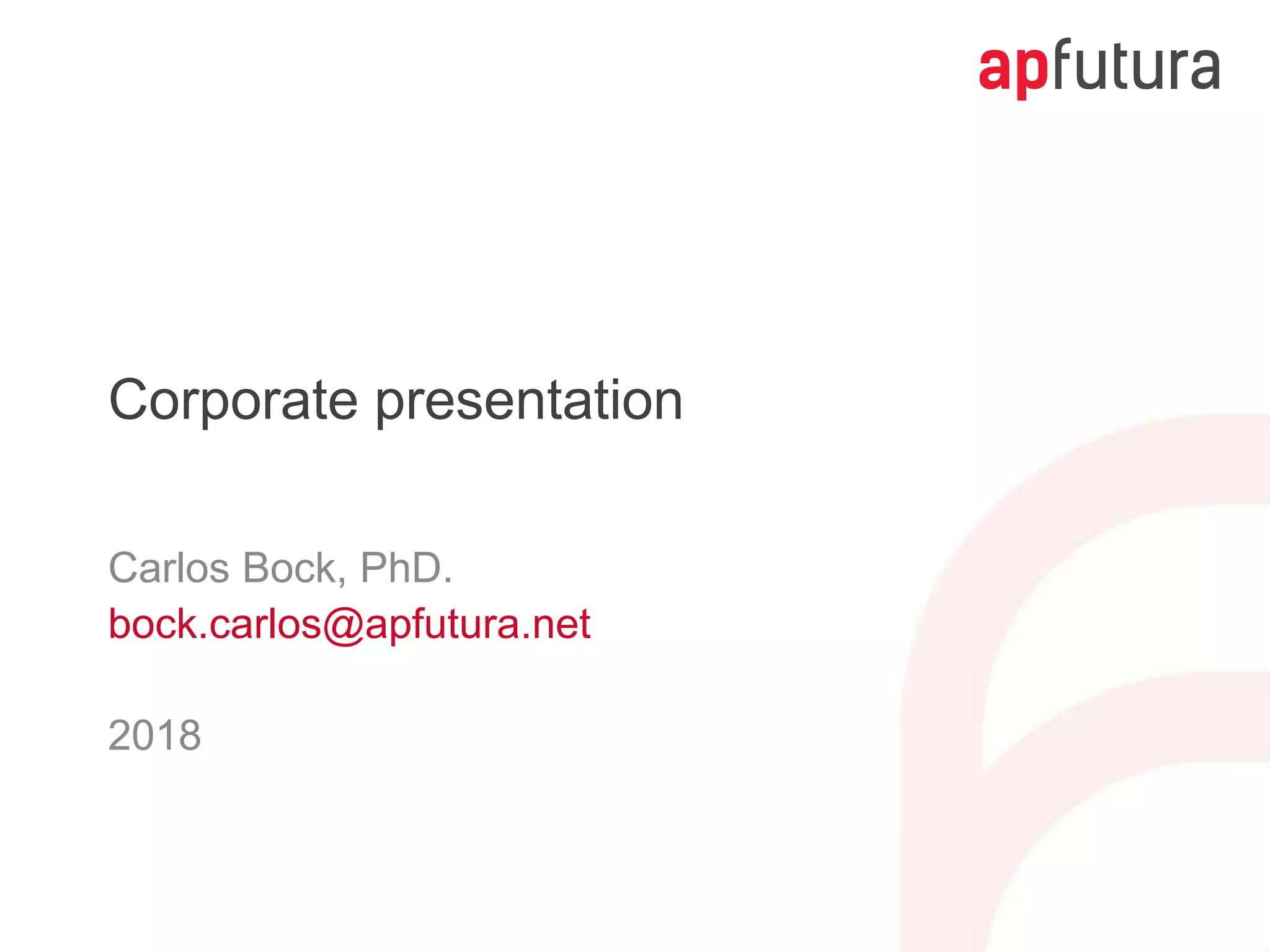 APFutura corporate presentation | PPTX