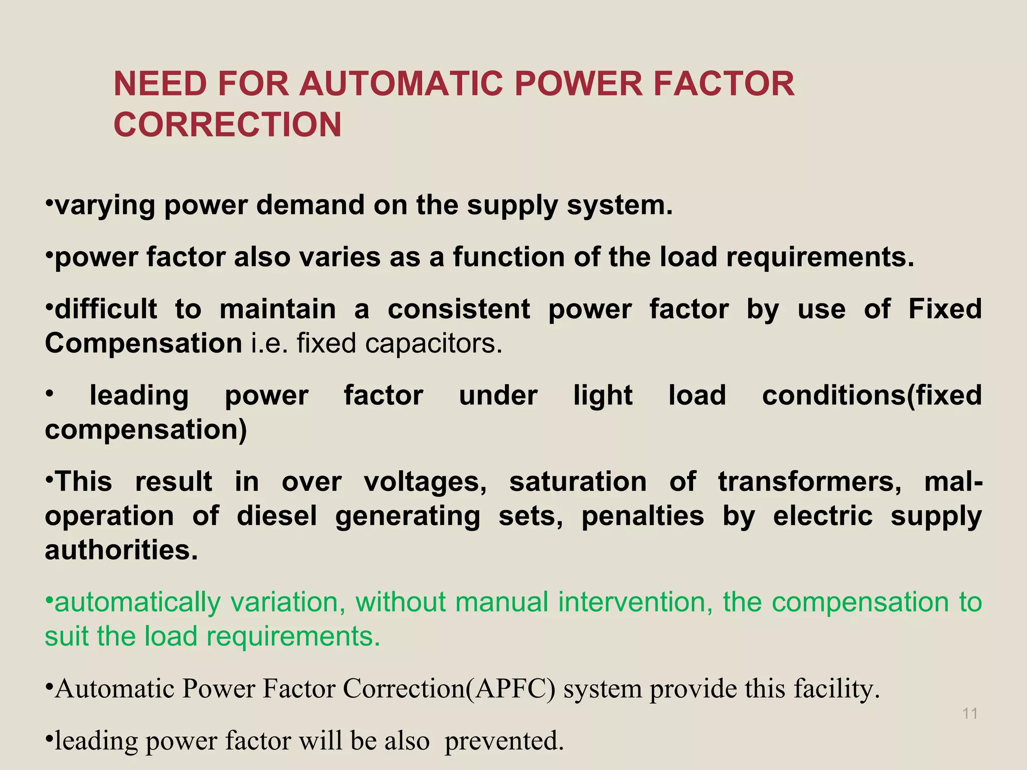 Apfc panel | PDF