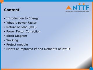 APFC ( Automatic power factor correction) | PPTX