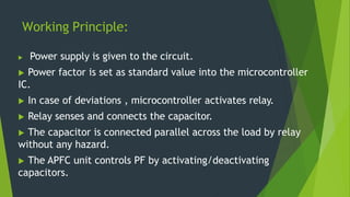 APFC project presentation | PPTX