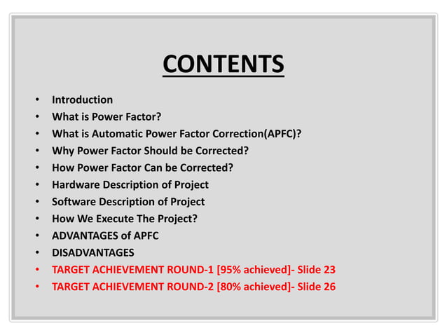 Automatic Power Factor Correction Using Arduino Uno Ppt