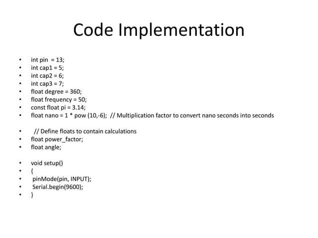 Automatic Power Factor Correction Using Arduino Uno Ppt