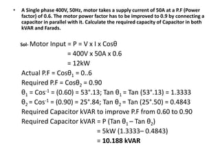 Automatic Power Factor Correction Using Arduino Uno | PPT