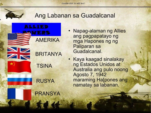 World war 2, labanan sa Guadalcanal | PPT