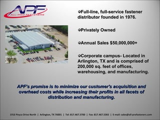 All-Pro Fasteners | PPT