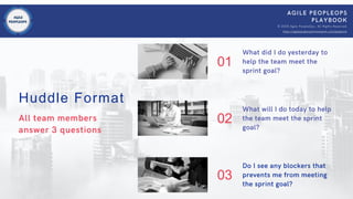 Agile PeopleOps Playbook - Huddle | PPT