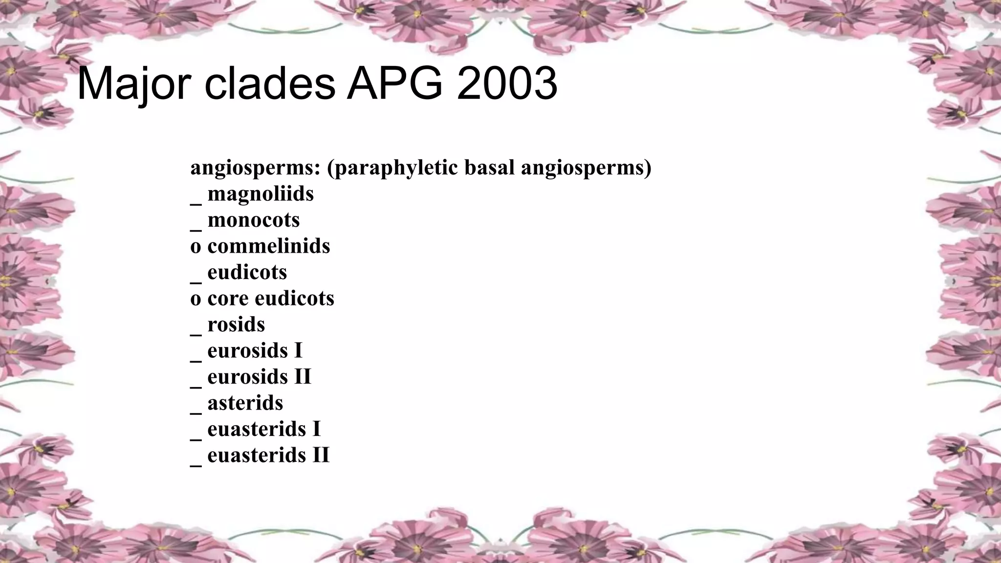 Angiosperm Phylogeny Group from 1 to 4 | PPTX