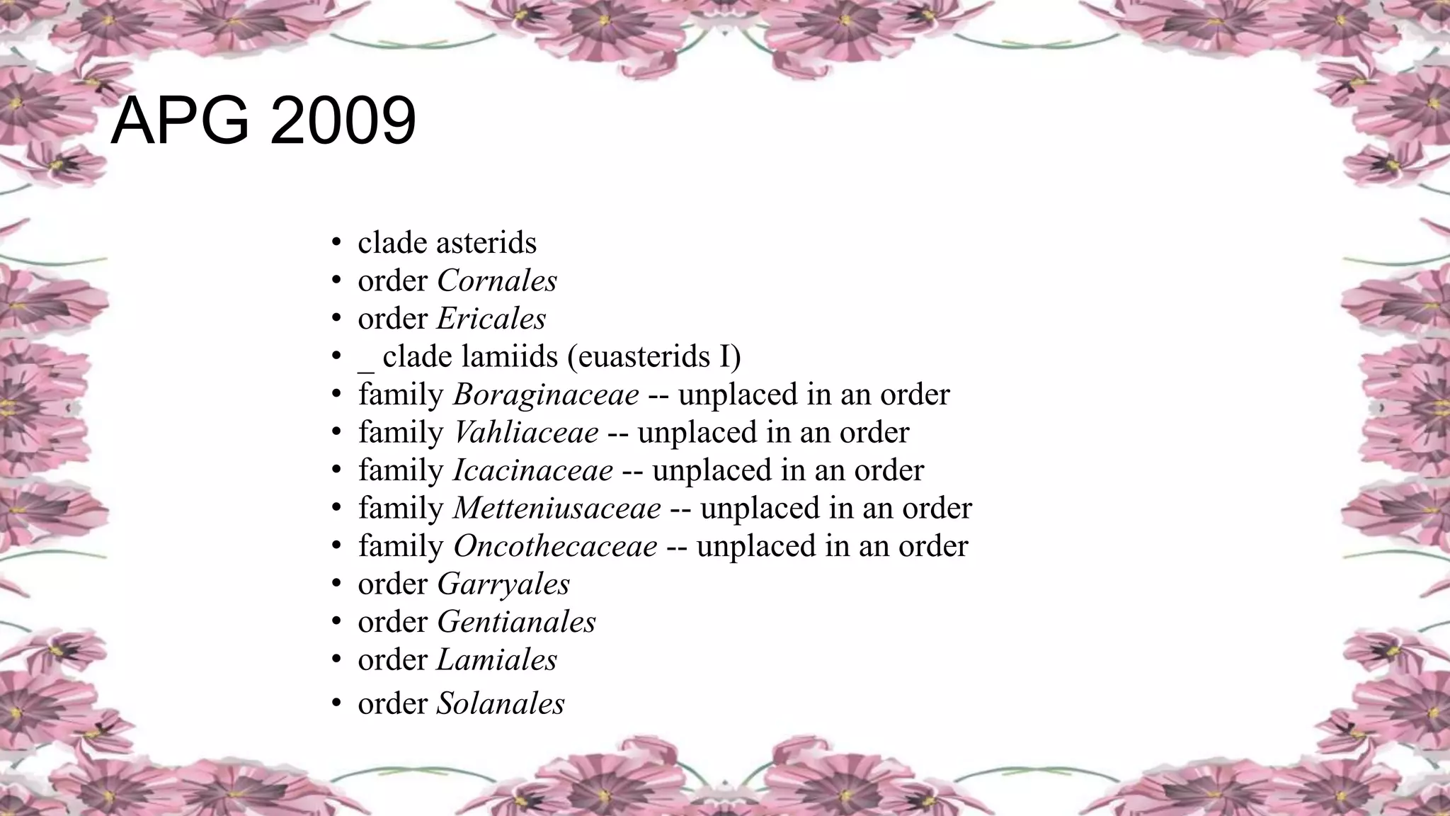 Angiosperm Phylogeny Group from 1 to 4 | PPTX