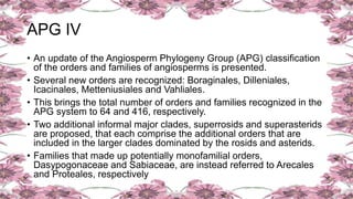 Angiosperm Phylogeny Group from 1 to 4 | PPT