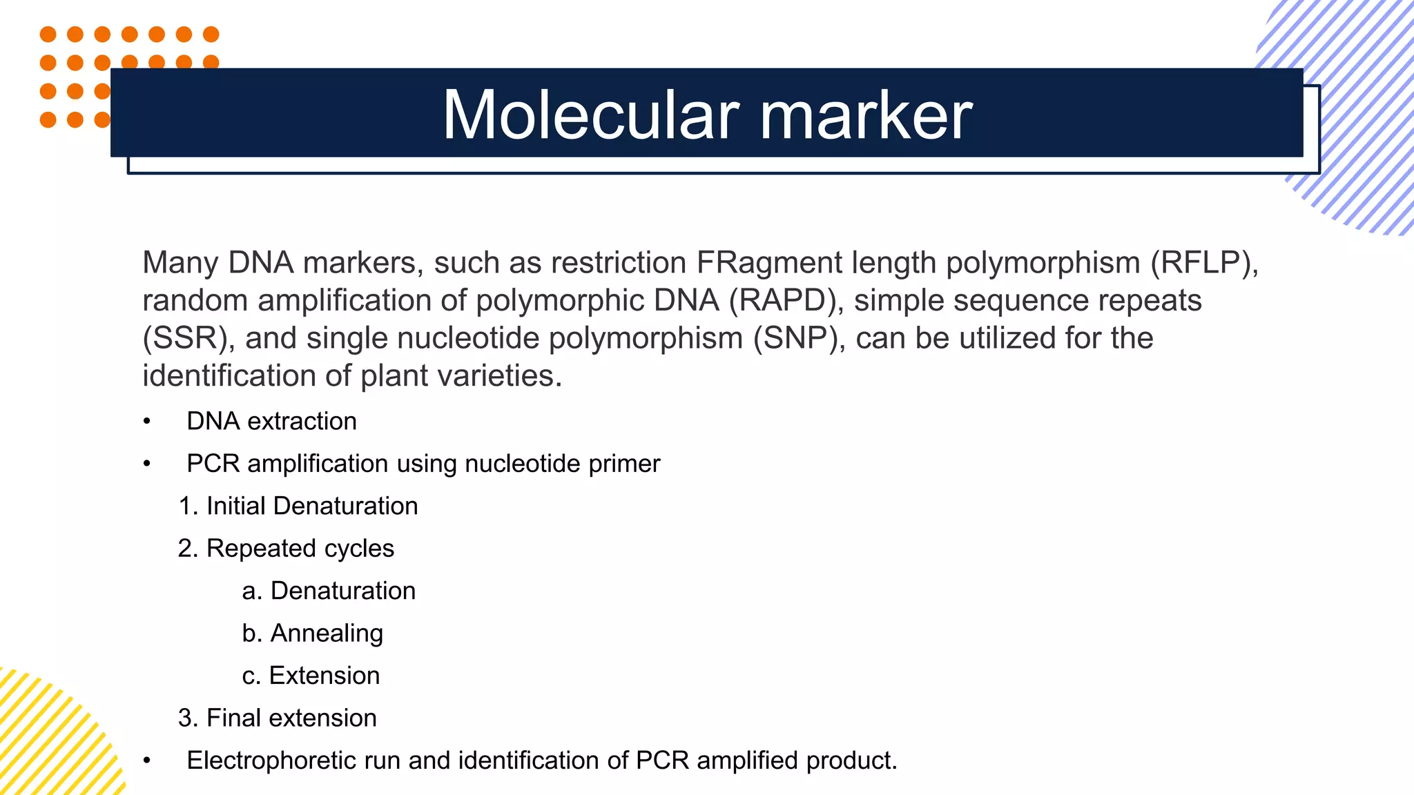Genetic purity & DUS test , PPV&FRA | PPTX