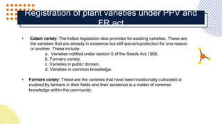 Genetic purity & DUS test , PPV&FRA | PPTX