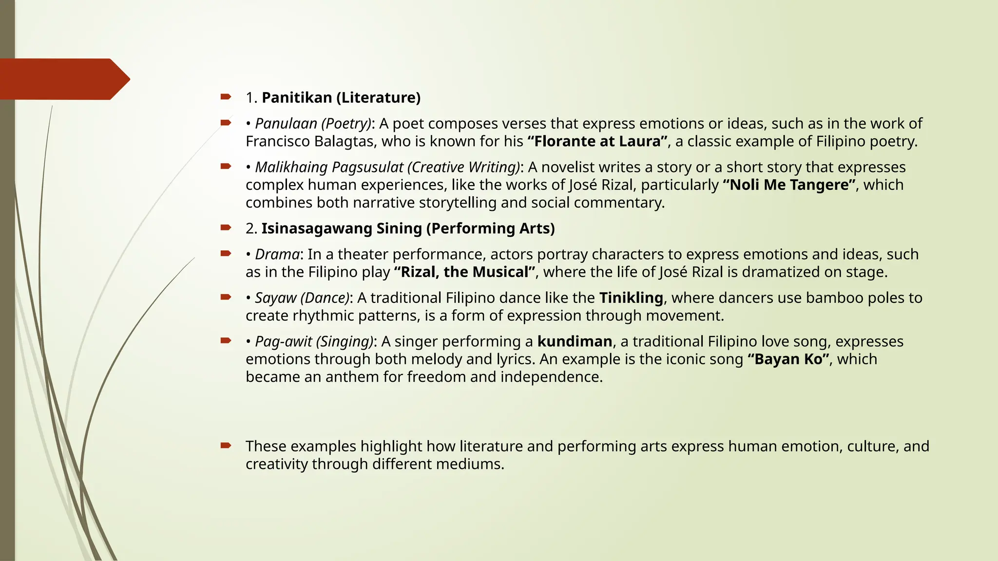 Mga Sining na nagpapakilala sa Komunidad | PPTX