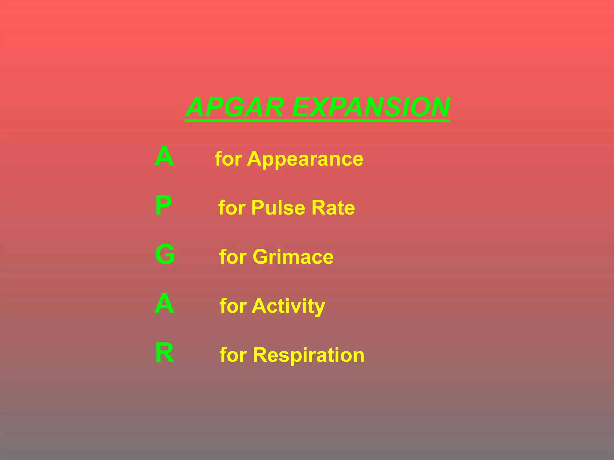 APGAR Score - Grading, Scoring, Cry, Heart Rate, Respiratory Effort ...