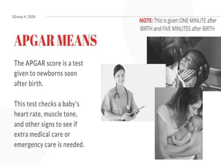 APGAR SCORING | PPTX