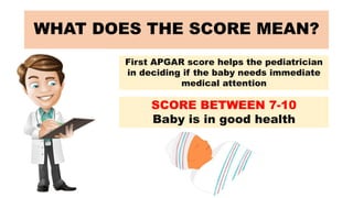 Apgar score |newborn assessment | PPTX
