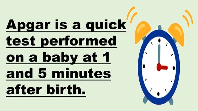 Apgar score |newborn assessment | PPTX | Children\'s Health | Healthy ...