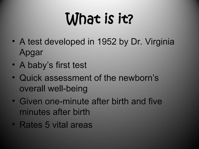 APGAR SCORE: A quick assessment of the newborn | PPT | Parenting Babies ...