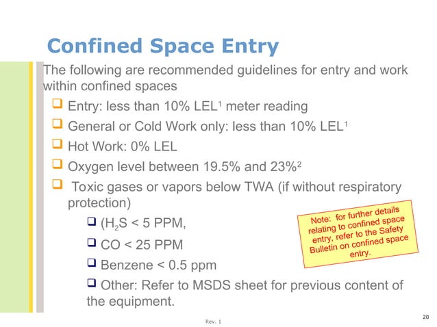 Permit To Work for all work for site and refinery | PPT