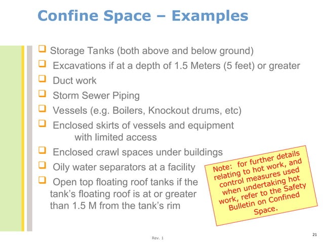 Permit To Work for all work for site and refinery | PPT